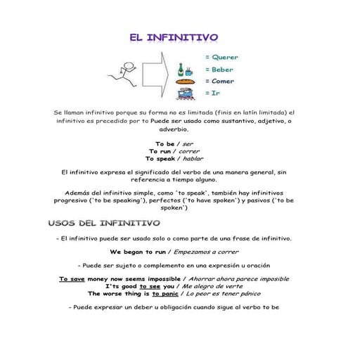 El infinitivo | PDF
