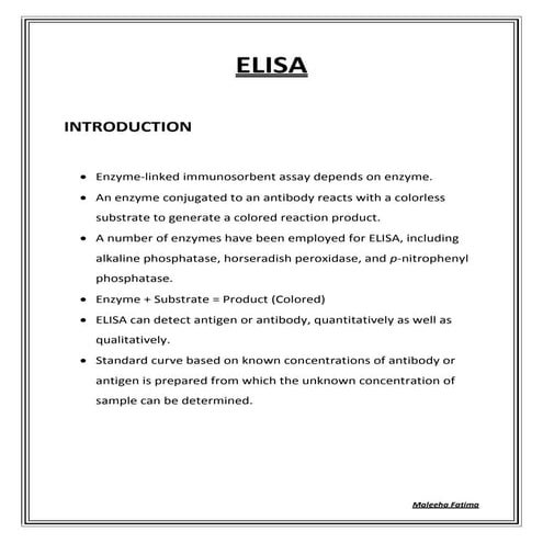ELISA | PDF