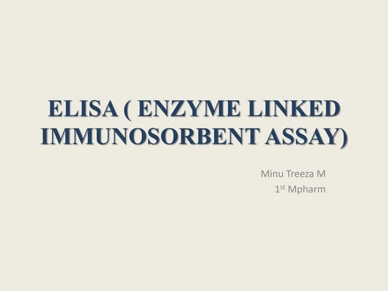 ELISA- Principle, Types and Applications.pptx