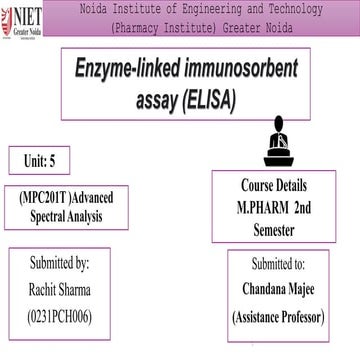 ELISA (ENZYME LINKED IMMUNO SORBENT ENZYME | PPT