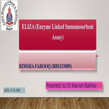 Elisa(enzyme linked immunosorbent assay) | PPT