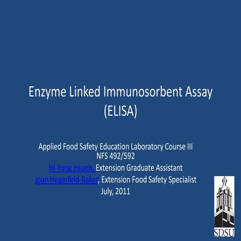 Elisa part1 ppt | PPT