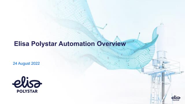 Elisa Polystar Automate Presentation Mobitel 240822 Pdf