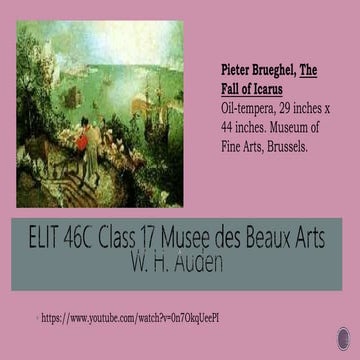 E lit 46 c class 17 | PPT