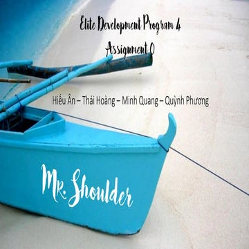 Young Marketers Elite 4 - Assignment Zero - Hiếu Ân + Minh Quang + Quỳnh Phương + Thái Hoàng | PPT