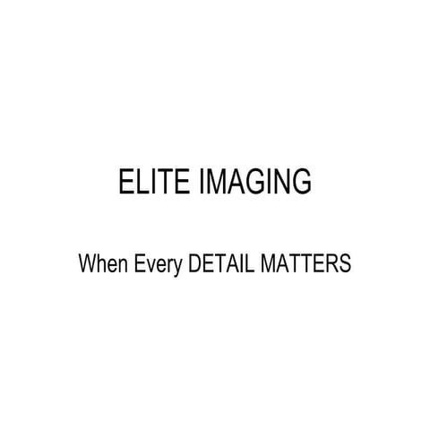 Elite Imaging Tour | PPT