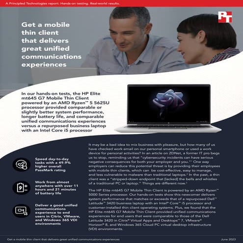 Get a mobile thin client that delivers great unified communications experiences | PDF