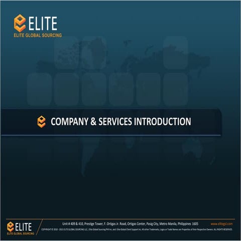 Elite Corporate Profile August 2017 English | PDF