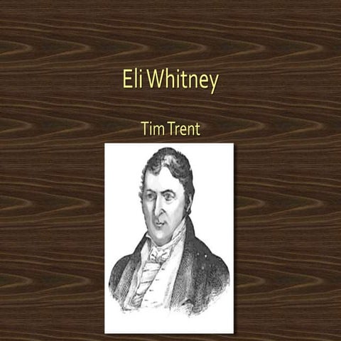 Eli whitney | PPT