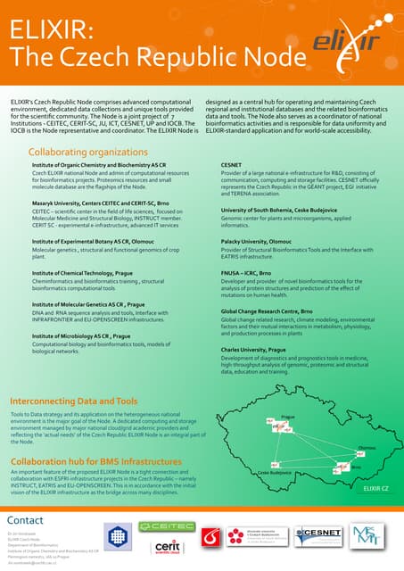 ELIXIR Node poster Slovenia 2014 | PDF