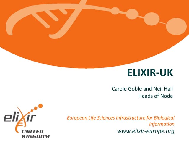 Elixir Uk Node Presentation To The Elixir Board Ppt