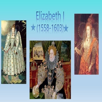 Elizabeth I | PPTX