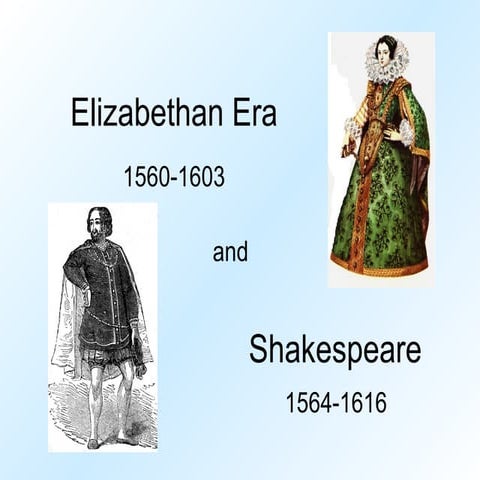 Elizabethan era | PPT