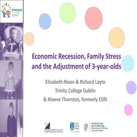 The Effects of Economic Recession and Family Stress on the Adjustment ...
