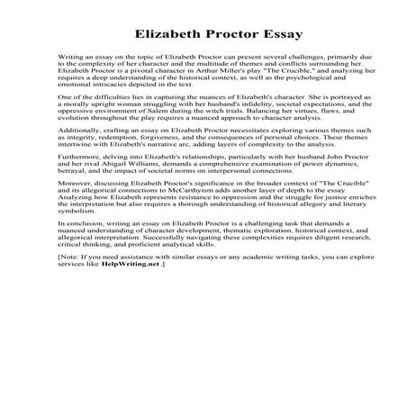 John Proctor Character Analysis Essay.pdf