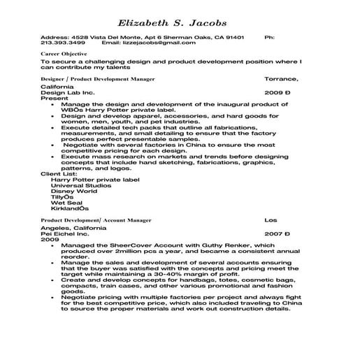 Gretel rojas resume | PDF