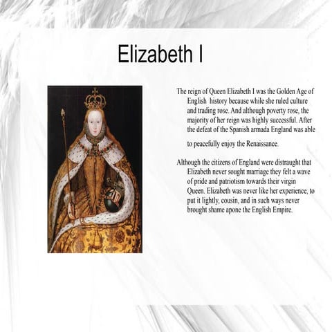 Elizabeth Timeline | PPT