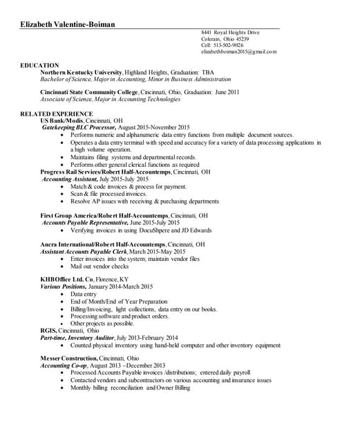 Patricia Ritchie Resume 1 (3) | PDF