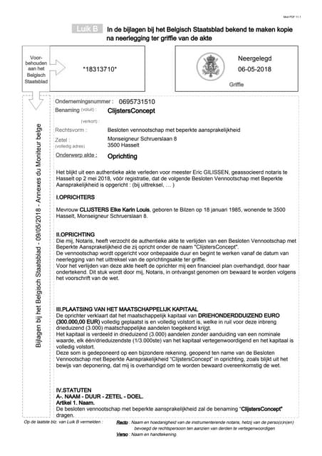 Dochter Piqueur richt firma op | PDF