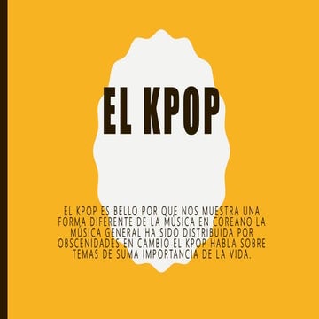 El kpop | PPTX