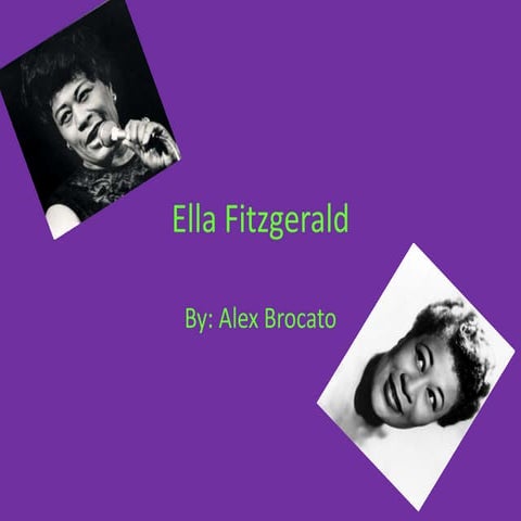 Ella Fitzgerald | PPTX