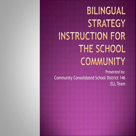 Bilingual Reading Strategy Instruction for Arabic and Spanish ...