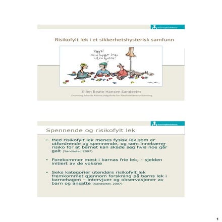 Ellen beate sandseter risikofyldt leg | PDF