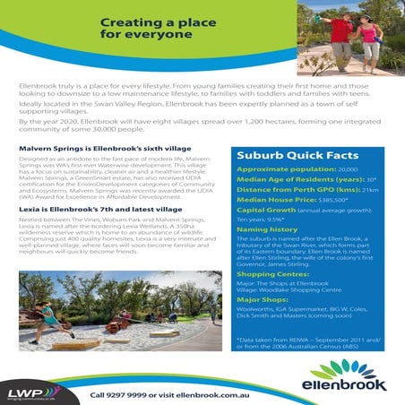 Ellenbrook Factsheet | PDF