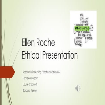 Ellen roche final | PPTX