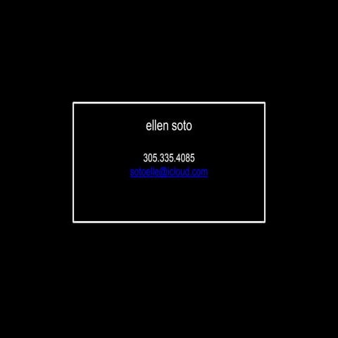 Ellen sample work slide share | PPSX