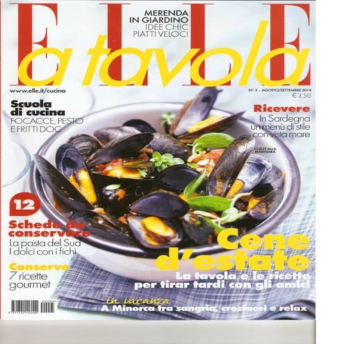 08-2014-Elle a Tavola | PDF
