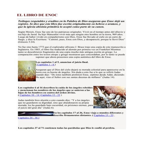 El libro de enoc | DOCX