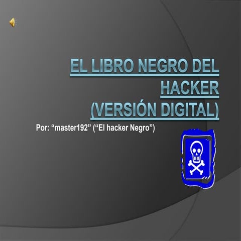 El libro negro del hacker | PPTX