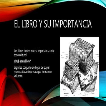 El libro y su importancia | PPTX