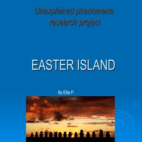 Presentation easter island | PPTX