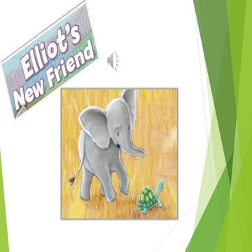 Elliot's new friend vocabulary | PPTX