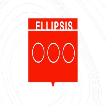 Ellipsis(...) is a punctuation mark whic | PPTX