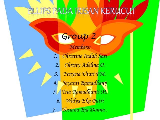 PPT matematika lanjut kelas XI Lingkaran Elips Fase F | PDF