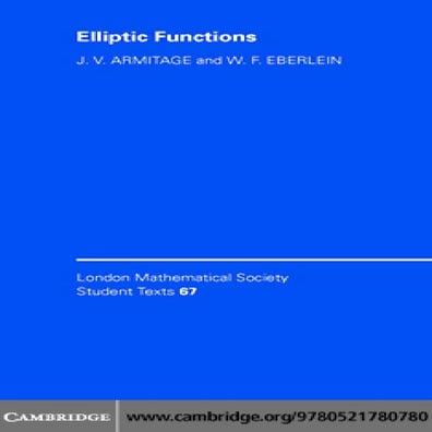 Elliptic functions-cambridge | PDF