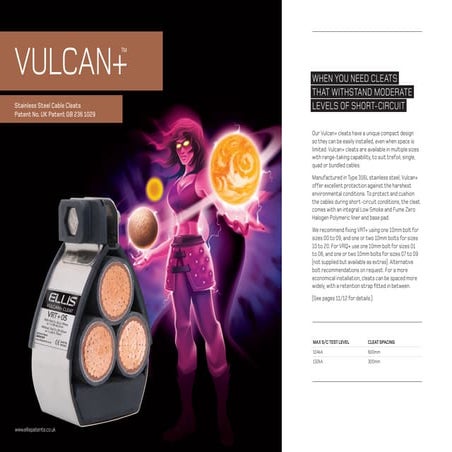 Ellis Patents Vulcan Cable Cleats | PDF