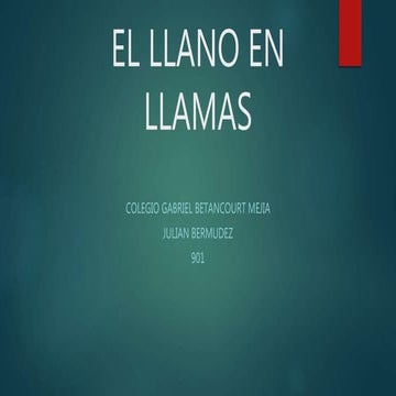 El llano en llamas | PPTX