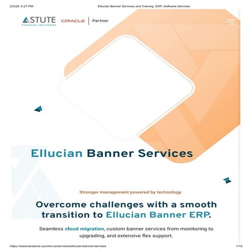 Best Ellucian Banner Services in the usa.pdf