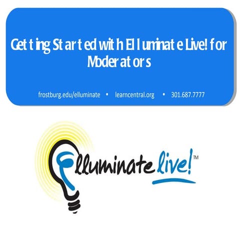 Elluminate 10 moderator | PPS