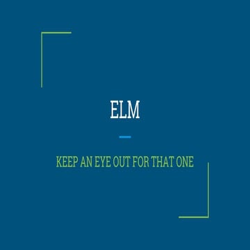 Elm | PPT