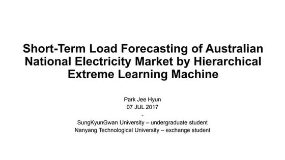 Short Term Load Forecasting Based On Neural Network And Local