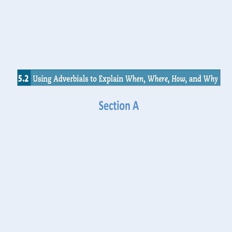 Adverbials | PPT