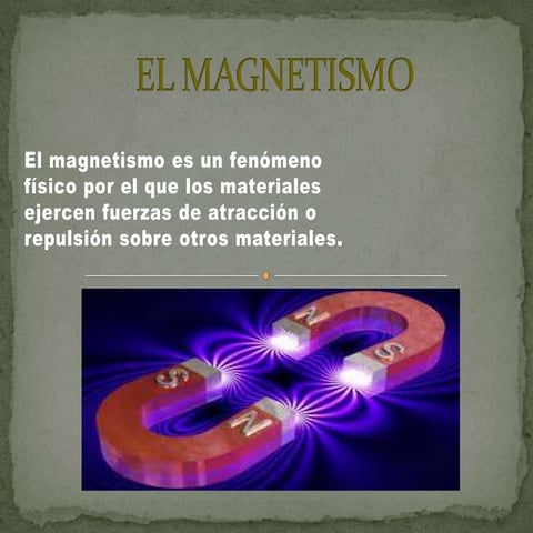 El magnetismo | PPTX