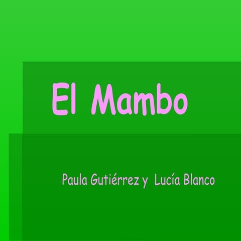 El mambo | PPS