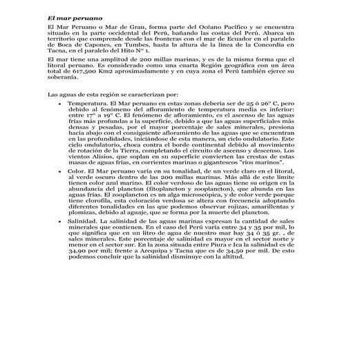 El mar peruano alejandro | PPTX