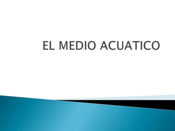 Etapas de la adaptacion al medio acuatico | PPT